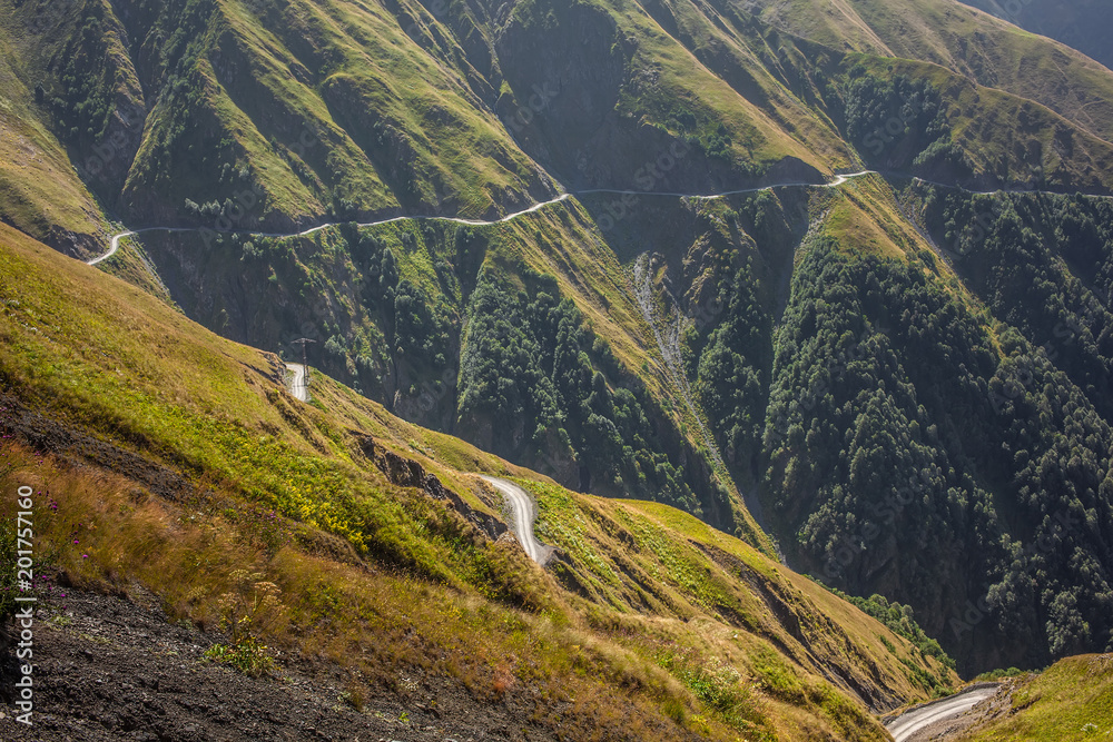 Road to Omalo - one of the the most dangerous roads in the world ...