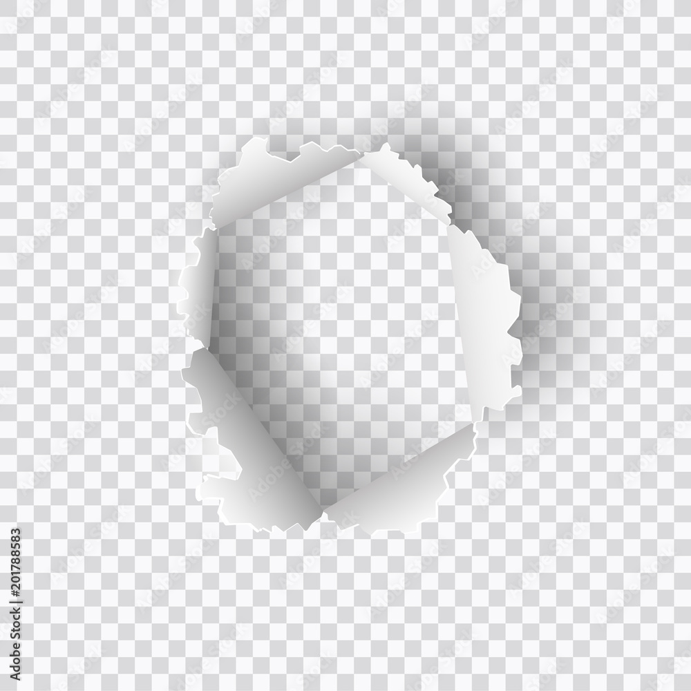 Ragged Hole paper. Vector torn paper for scrapbook, web and print ... Ragged Hole paper. Vector torn paper for scrapbook, web and print ...