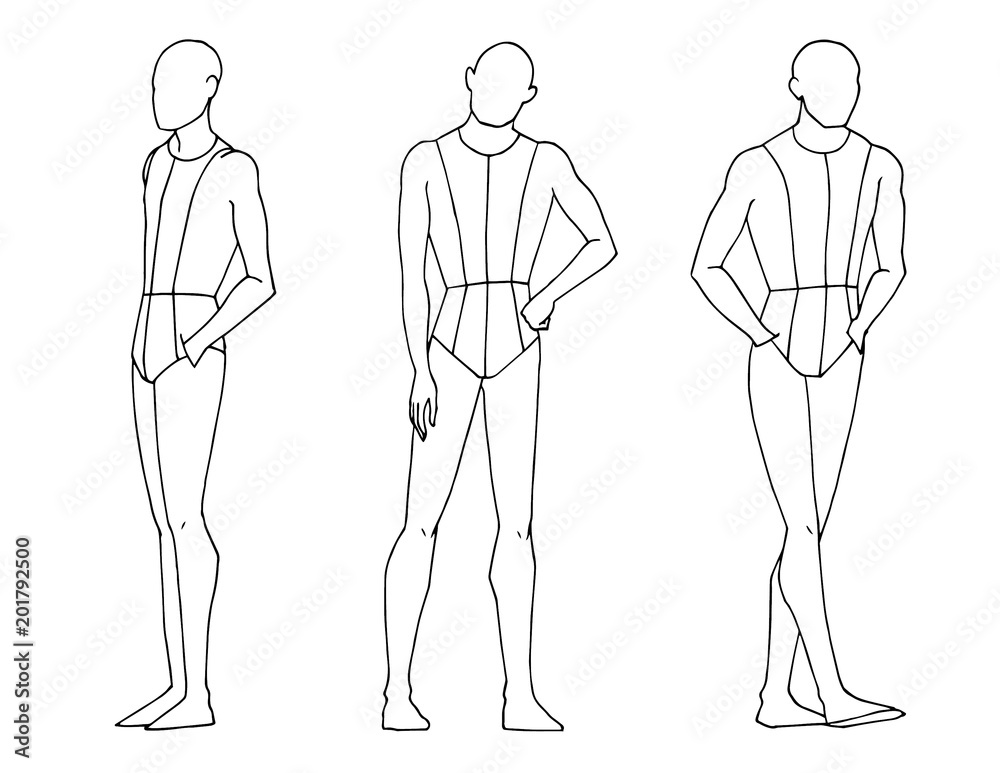 Male Fashion Croquis Template Ubicaciondepersonas cdmx gob mx