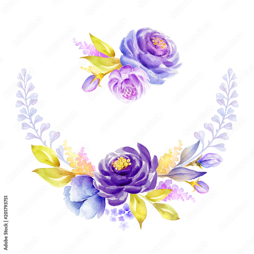 Whimsical Flowers Clip Art