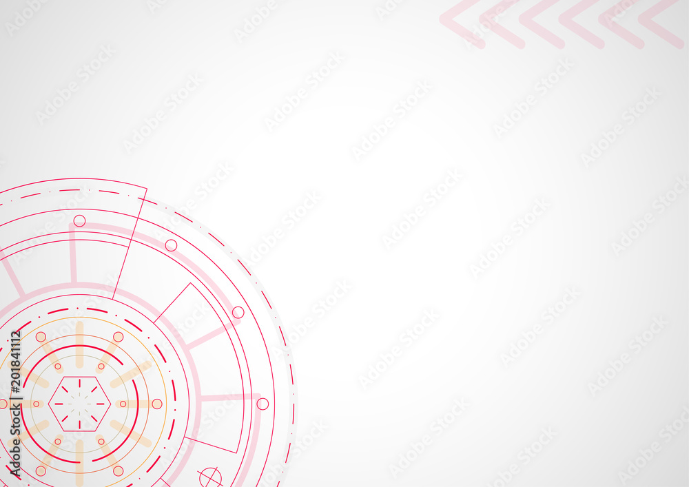 Vecteur Stock Abstract technology background. Modern technology concept ...