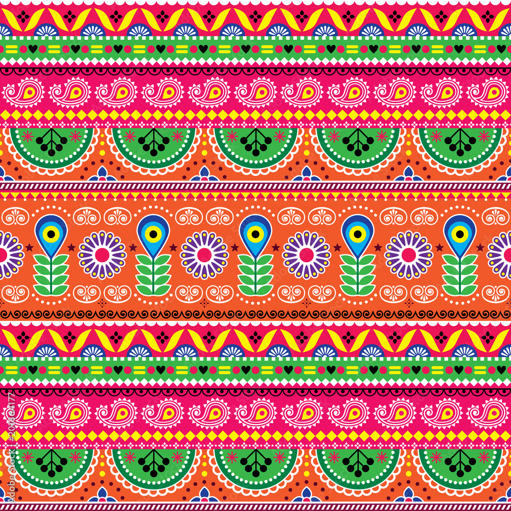 Pakistani Truck Art Patterns