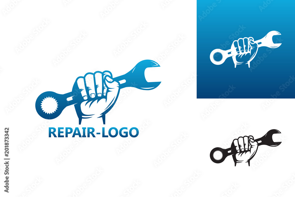 Repair Logo Template Design Vector, Emblem, Design Concept, Creative ...