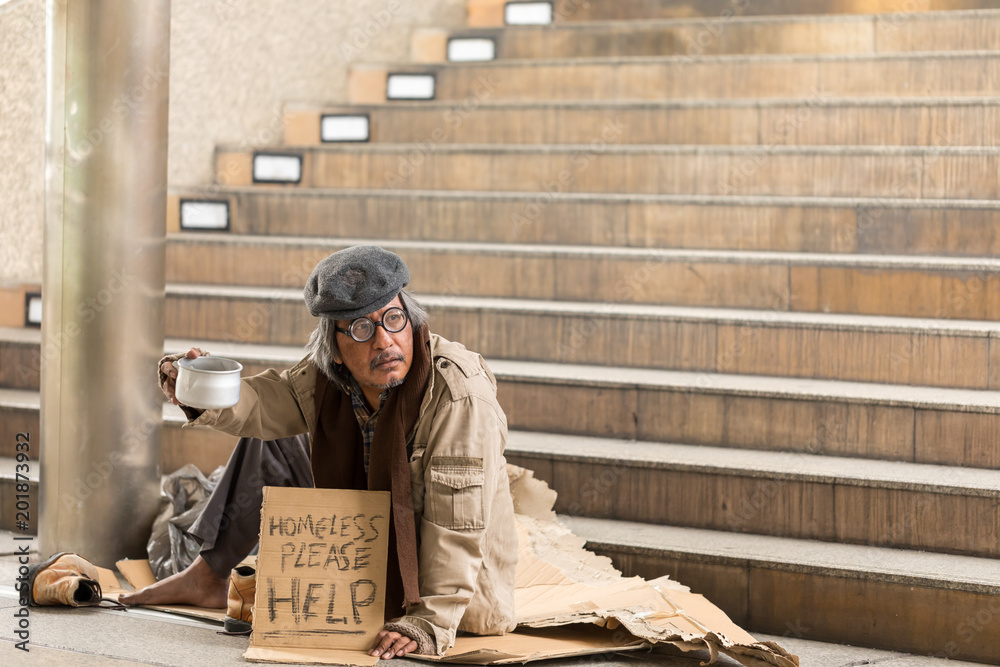 Homeless Begging