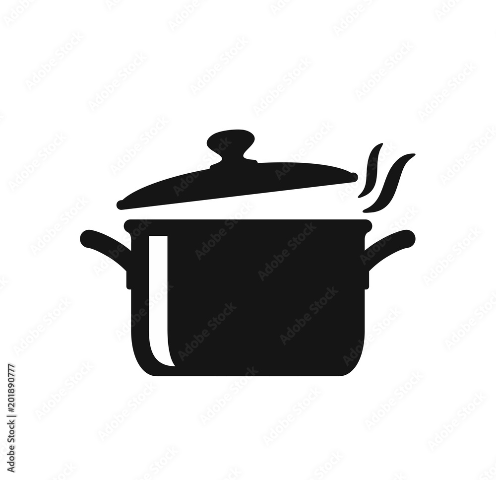 Cooking pan icon Stock Vector | Adobe Stock