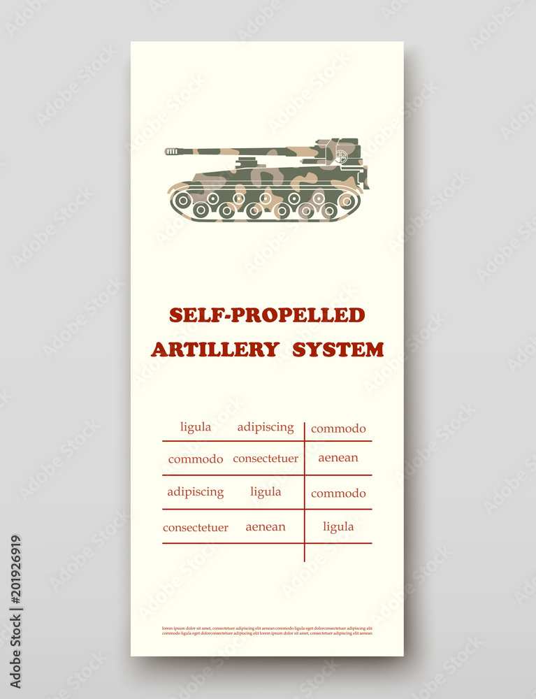 Self-propelled artillery system leaflet cover presentation abstract ...