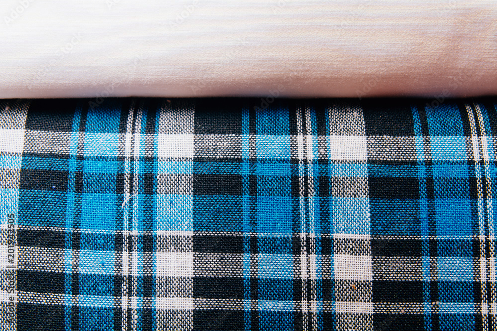 Two types of tissue with a cellular and even texture are next Stock ...