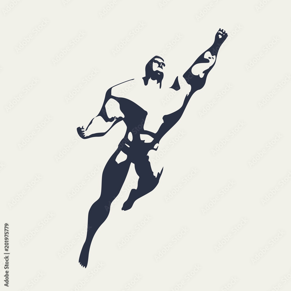 Person Flying Silhouette