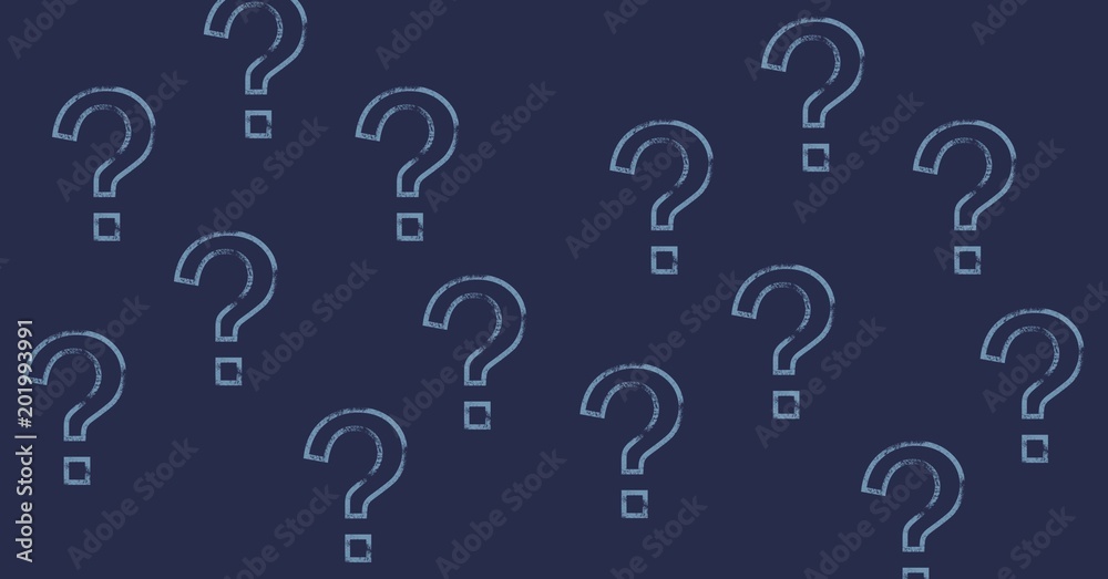 stencil question marks Stock Photo | Adobe Stock
