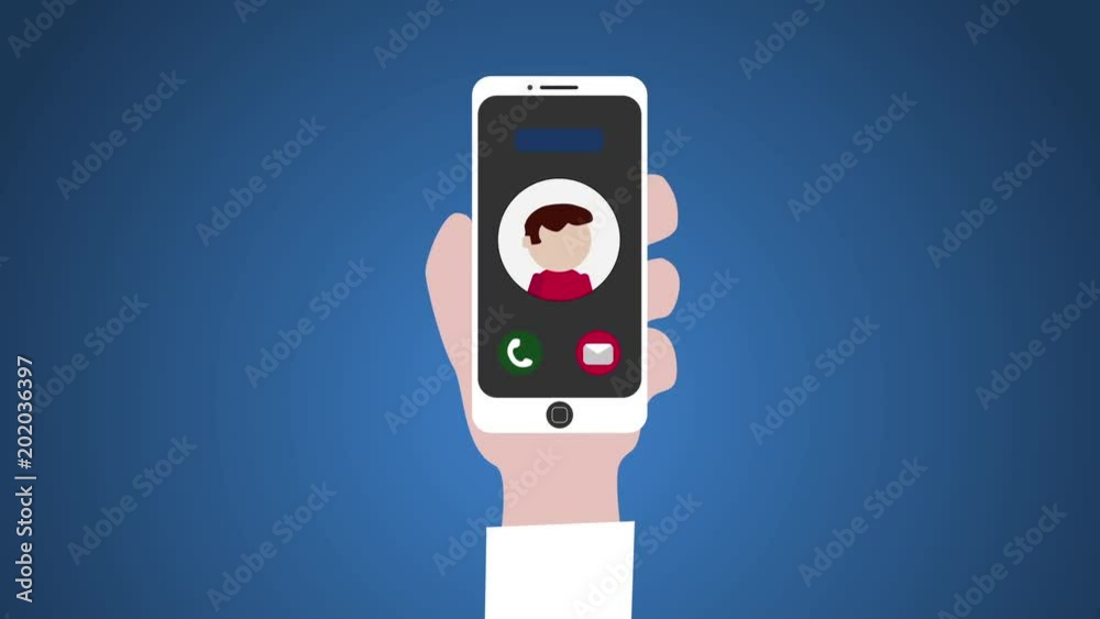Vintage Phone Transforms Into Cell Phone Animation. an animation of a ...