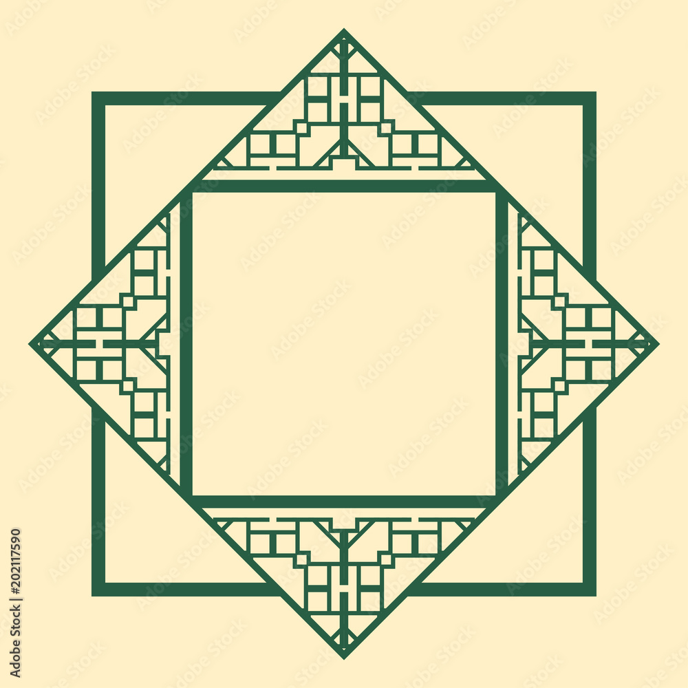 Photo & Art Print Art Deco frame border, Vectorartist