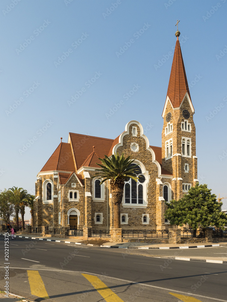 Africa, Namibia, Windhoek, Christ Church Stock Photo | Adobe Stock