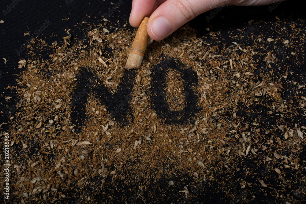 No Tobacco Day poster for say no smoking concept Stock Photo | Adobe Stock