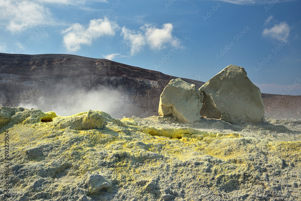 Solfatare auf Vulcano | Liparische Inseln Stock Photo | Adobe Stock