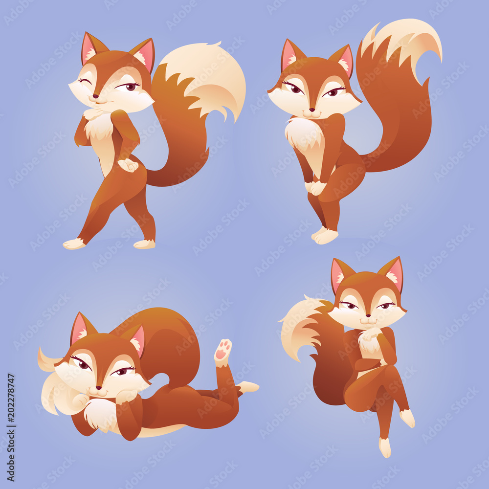 Sexy Fox Stock Illustration Adobe Stock
