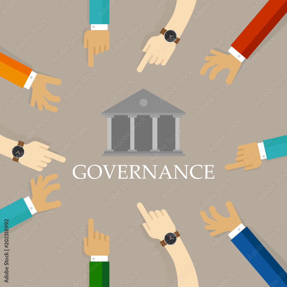 Good Corporate Governance concept. accountable organization transparent ...