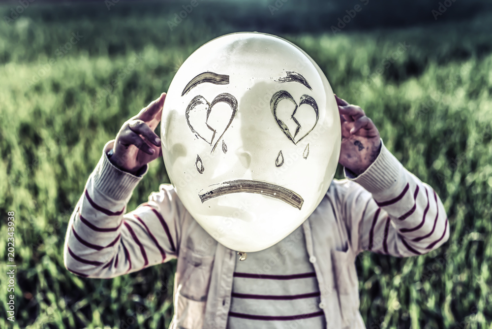 Sad face Stock Photo | Adobe Stock