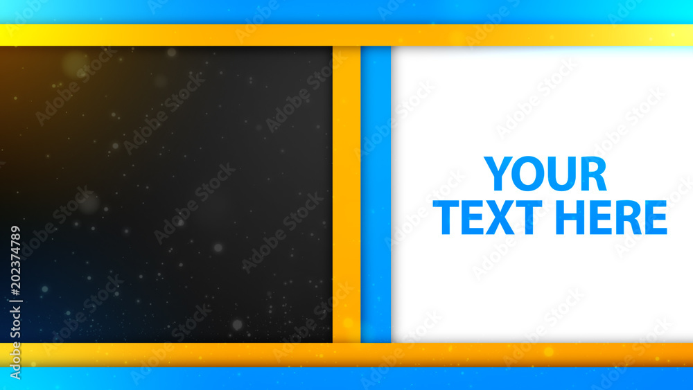 Orange and Blue Overlay Stock Template | Adobe Stock