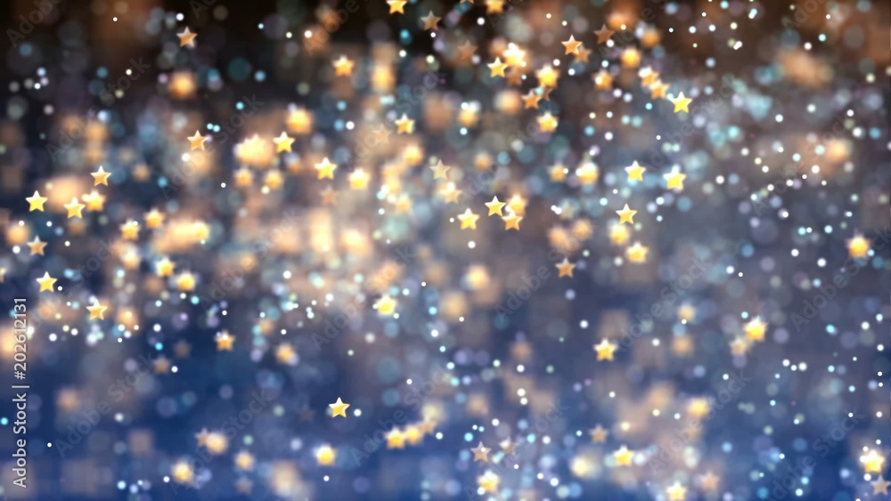 Background with nice flying stars Stock Illustration | Adobe Stock