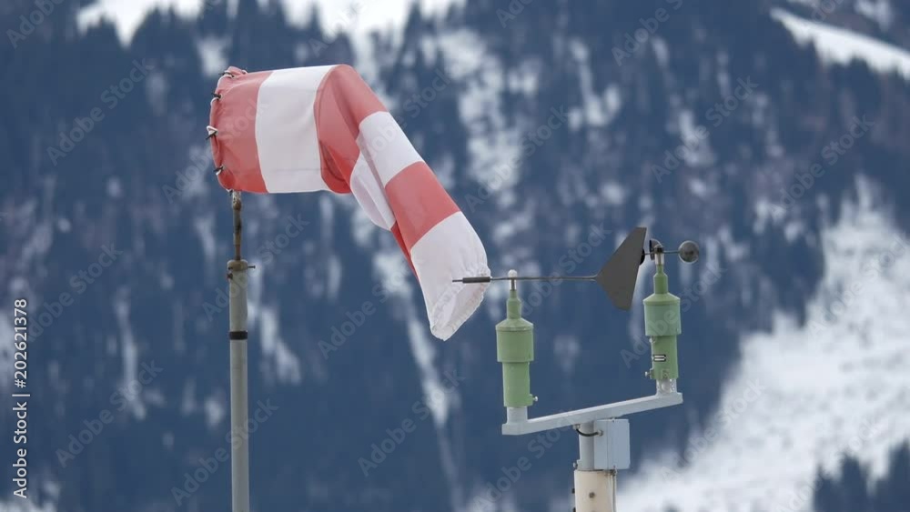 Two wind indicators Stock Video | Adobe Stock