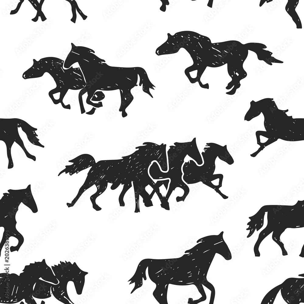 Running Horse Pattern