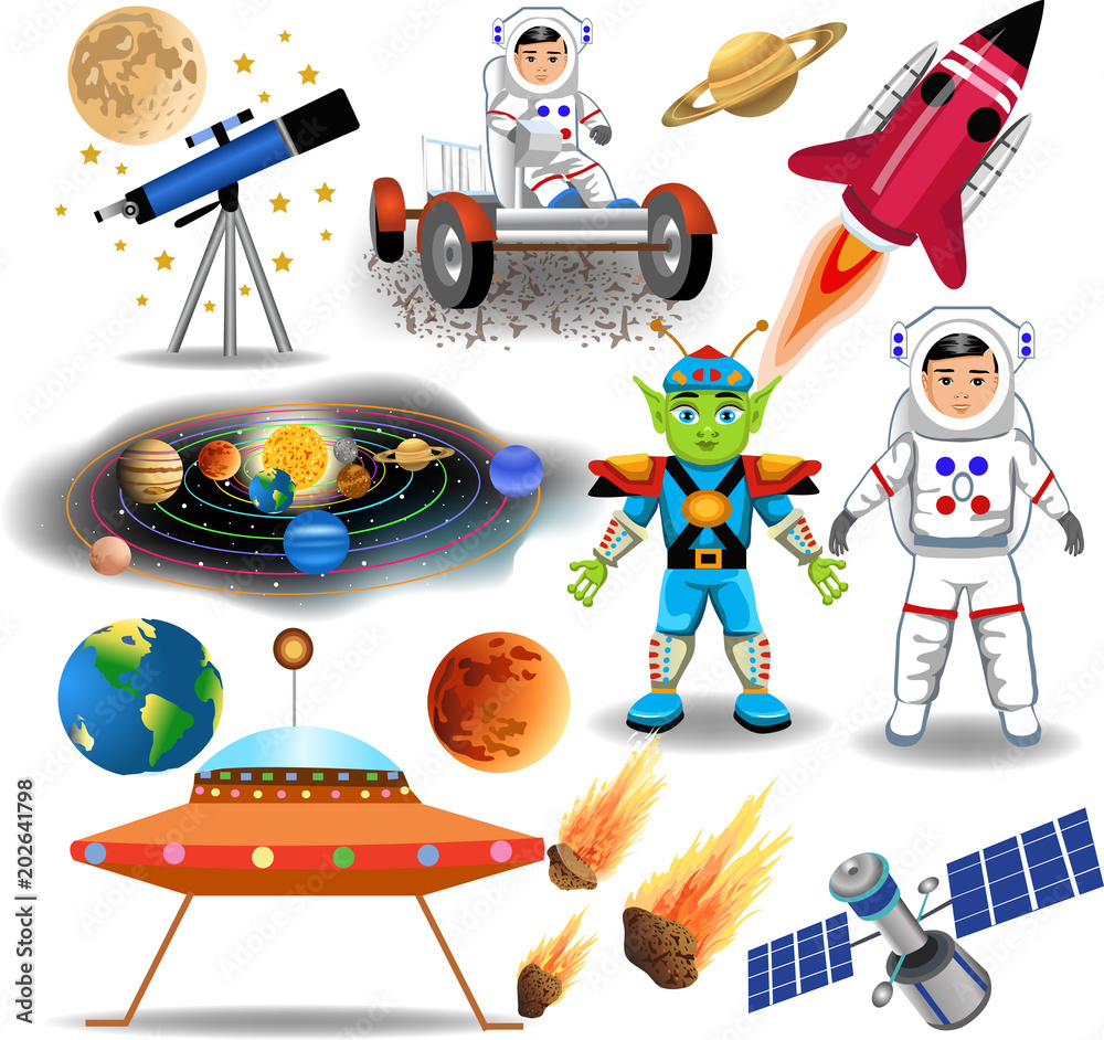 Astronaut Spaceship Clip Art