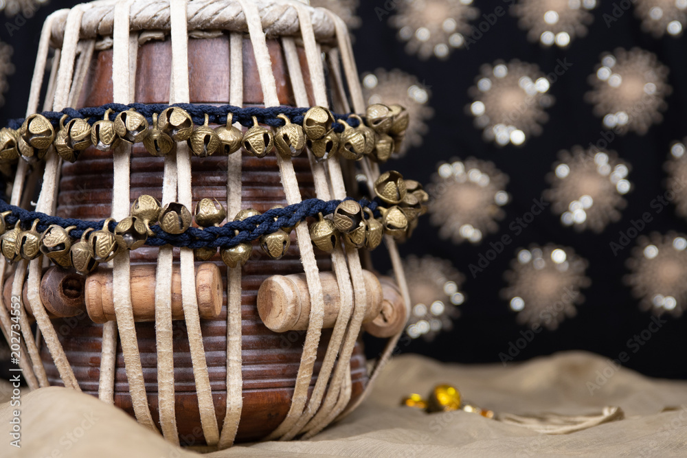 Indian classical drums and cymbals - tabla and ghungroo - Kathak dance ...