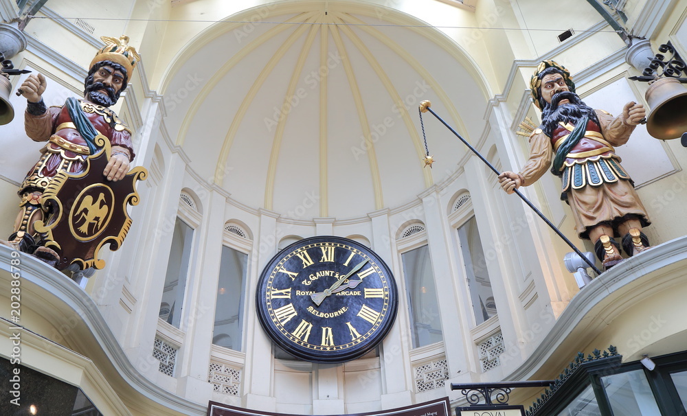 Poster Royal Arcade clock Melbourne – Wall Art | UkPosters