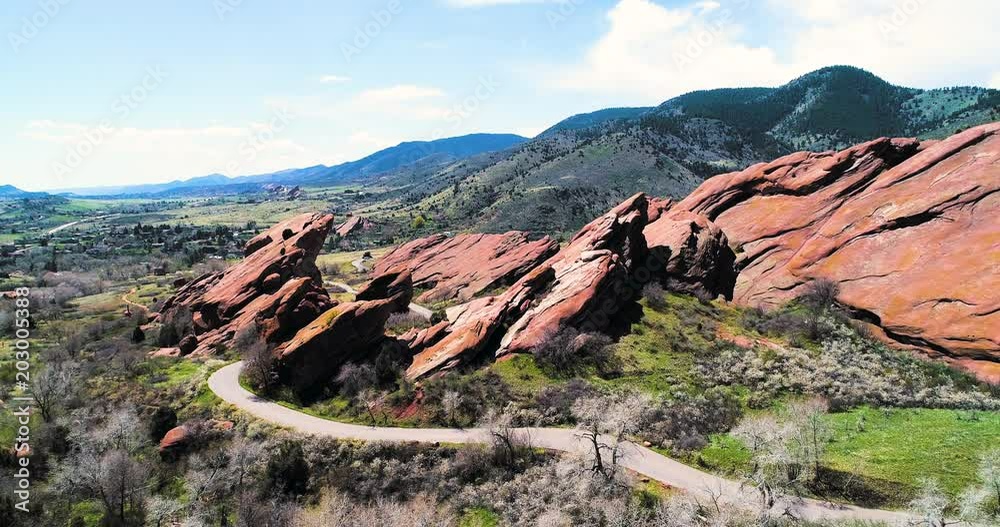 Red Rocks Fly Over 3 Stock Video | Adobe Stock