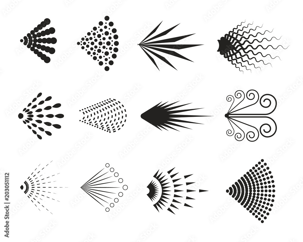 Cartoon Aerosol Spray Icons Set. Vector Stock Vector | Adobe Stock