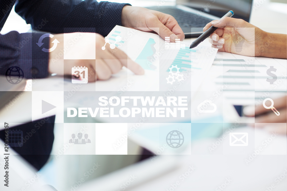 Software development. Applications APPS for business. Programming ...