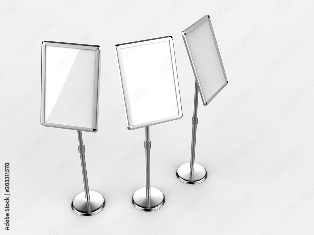 A3 A4 floor standing menu poster display holder snap frame restaurant ...