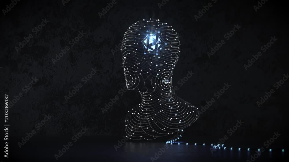 3D animation of Artificial Intelligence Stock Video | Adobe Stock
