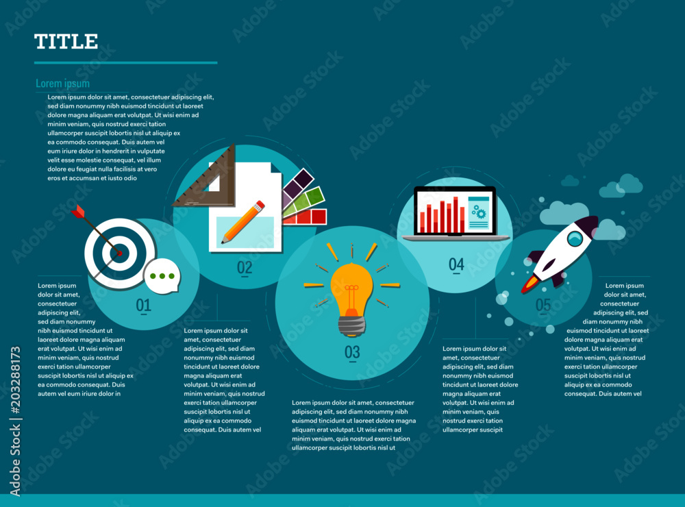 Process Flowchart Stock Vector | Adobe Stock