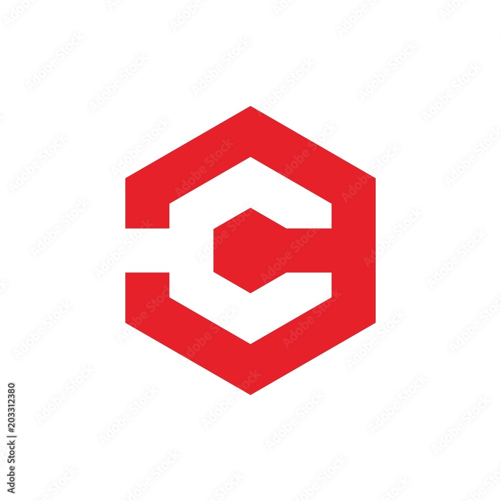 CC CUBE LOGO Stock Vector | Adobe Stock