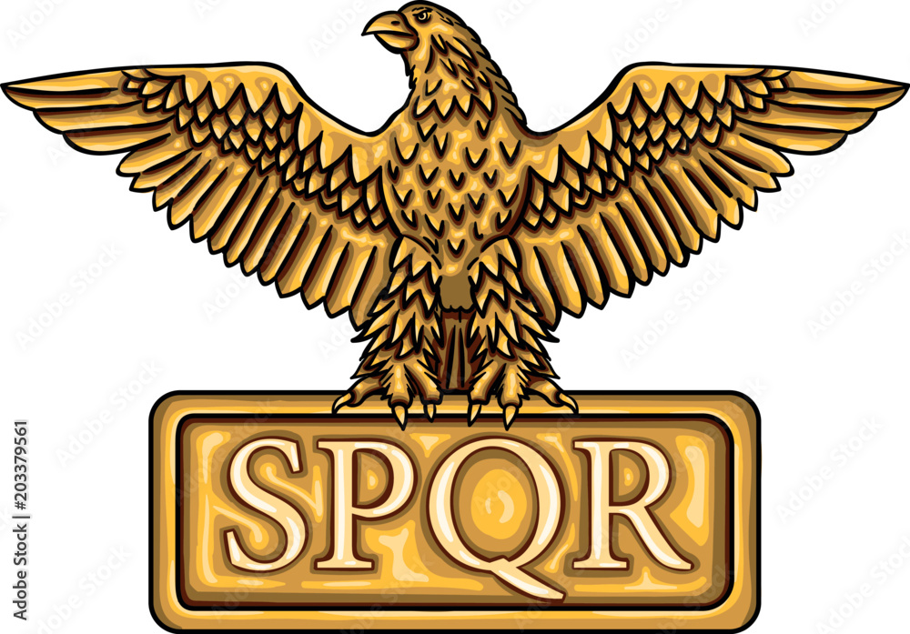 Roman Empire Symbol Spqr