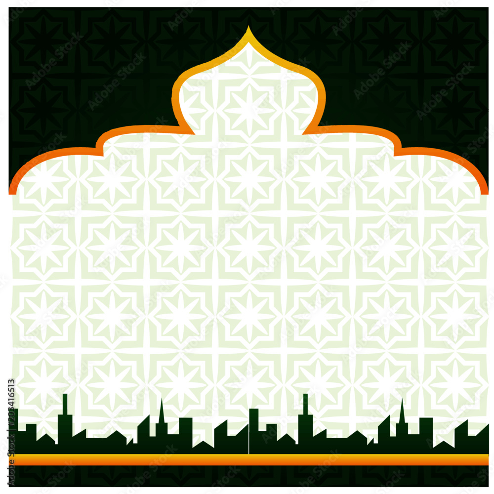 islamic background logo Stock Vector | Adobe Stock