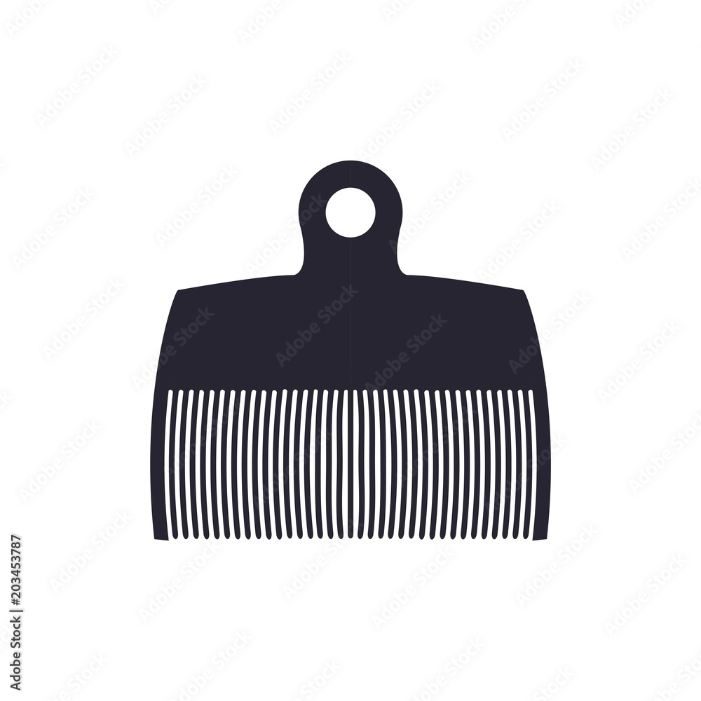 Barber Comb Vector