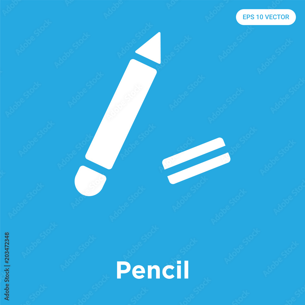Blue Pencil Icon