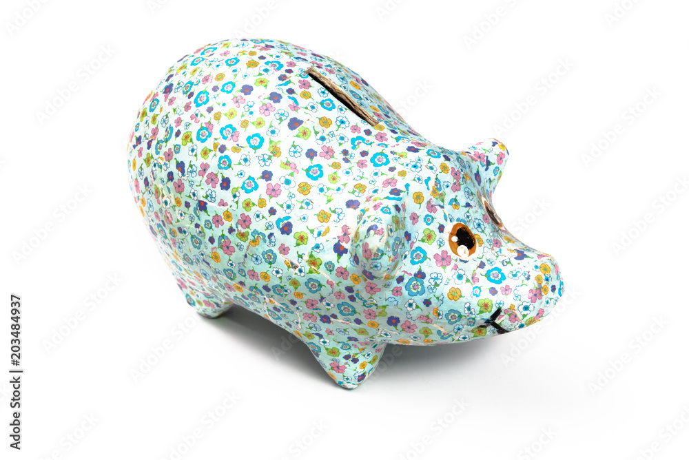 pig made from paper called paper mache to save environment Stock Photo ...