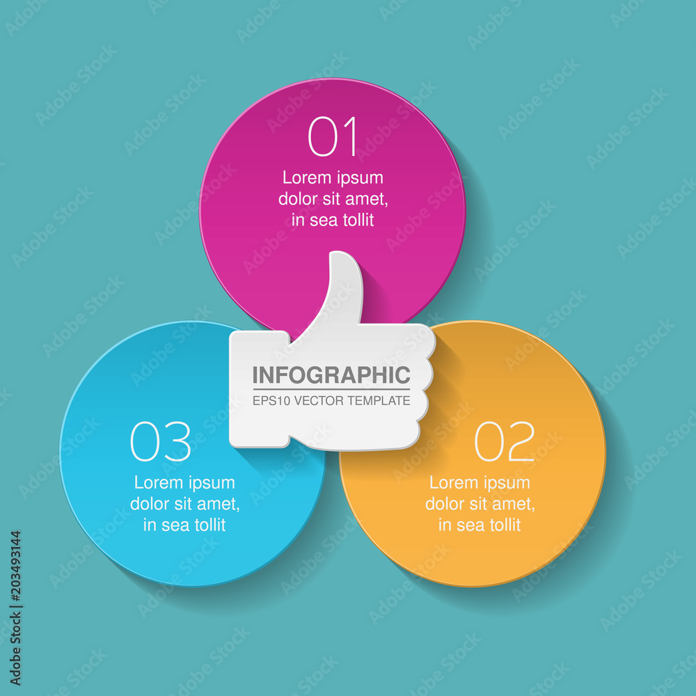 Vector infographic template for diagram, graph, presentation, chart ...