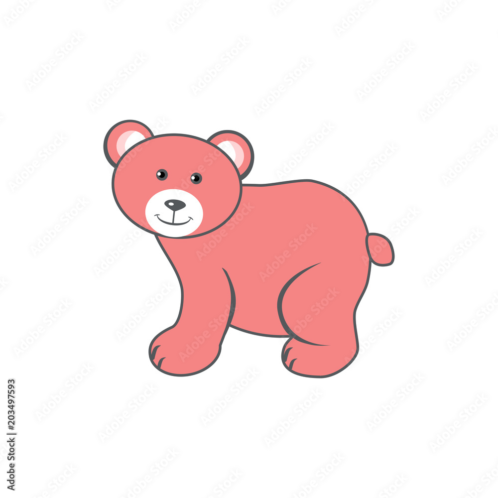 Standing Teddy Bear Drawing