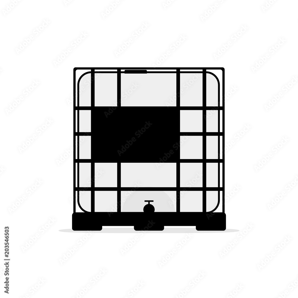 ibc container icon Stock-Vektorgrafik | Adobe Stock