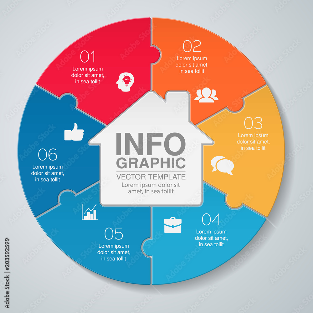 Vector infographic template for diagram, graph, presentation, chart ...