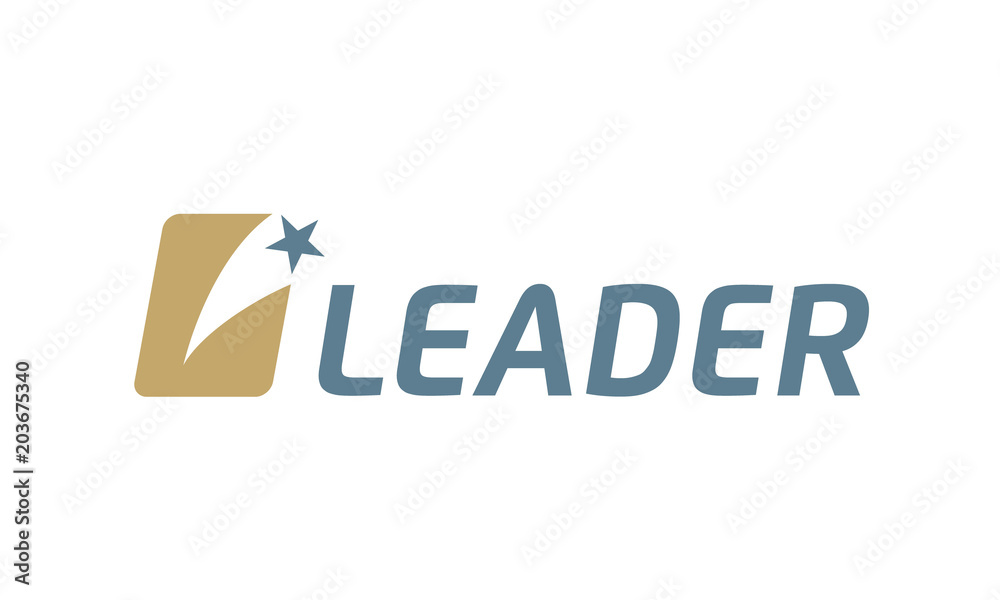 Rising Star initial Letter L Leader logotype logo design inspiration ...