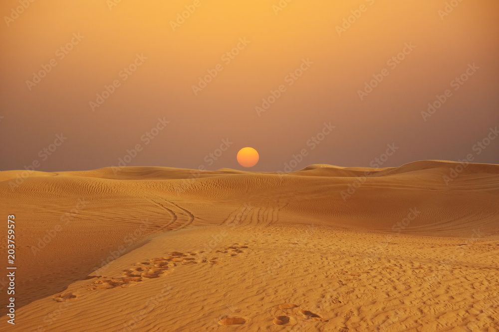 Arabian Desert Sunset