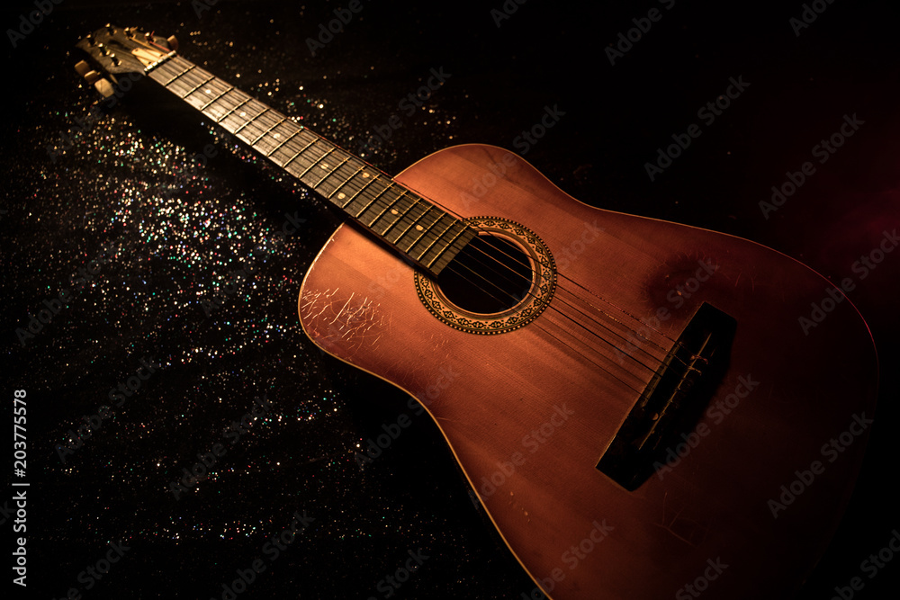 Black Acoustic Guitar Wallpapers For Desktop