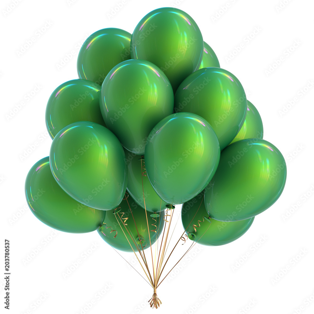Green Balloon Clip Art