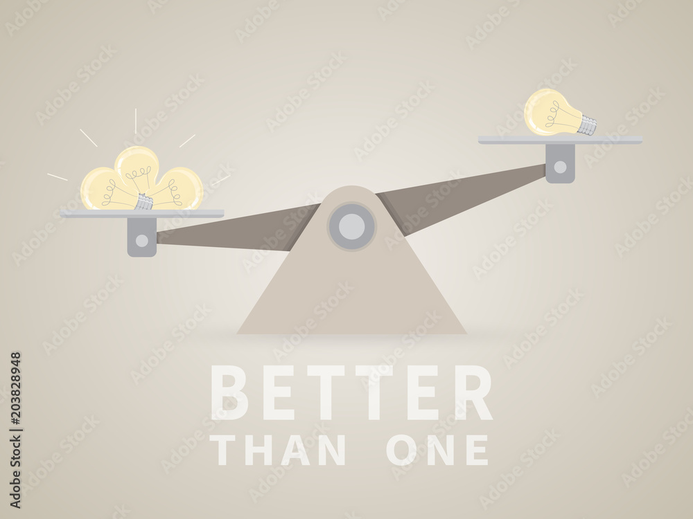 Many ideas are better than one on scale.Accurate measurement with ...