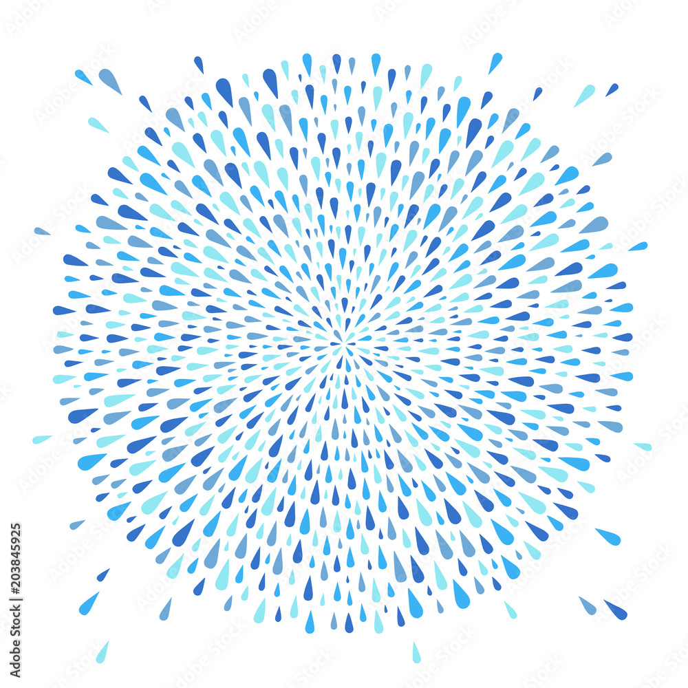 Water Droplet Borders